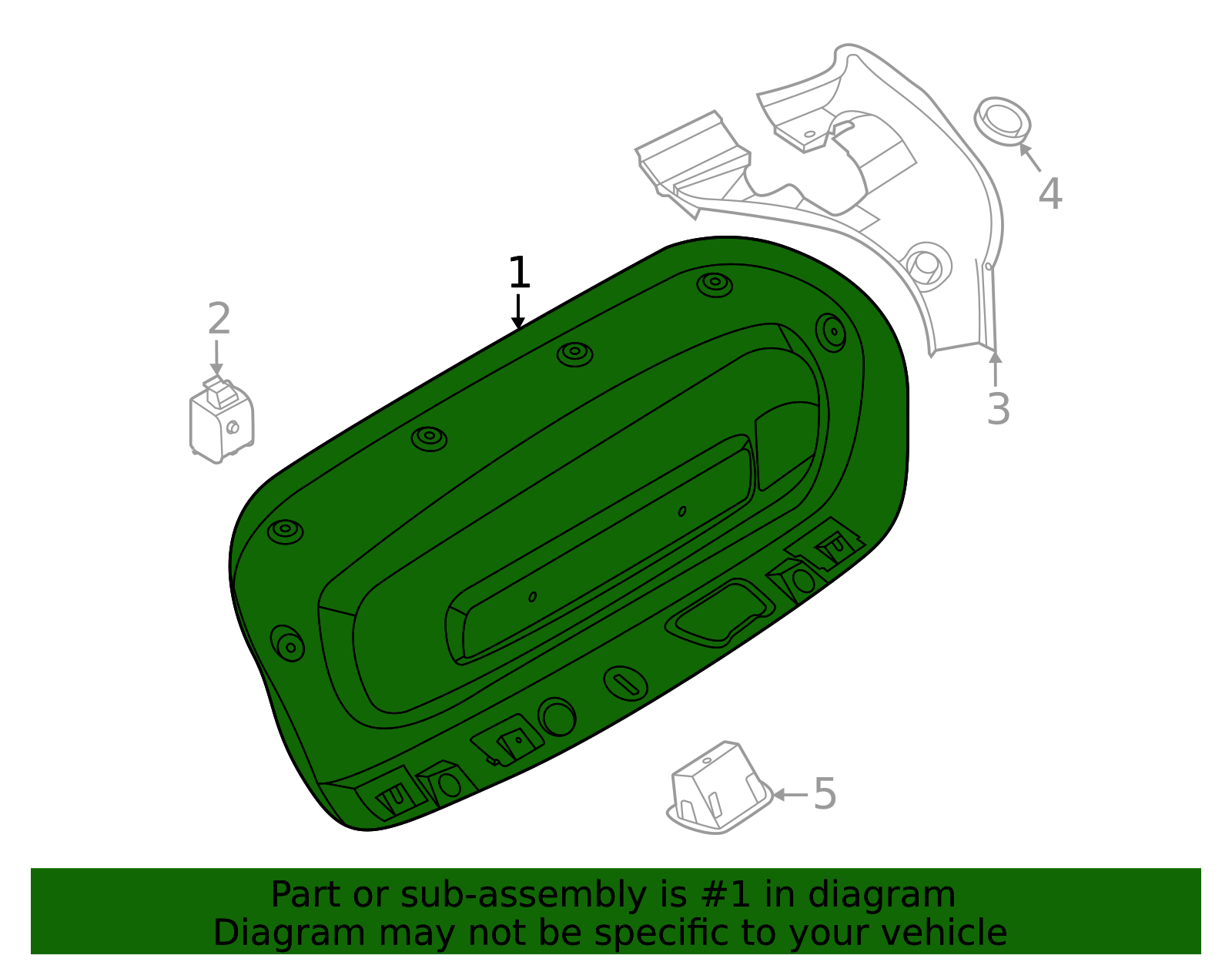 51-49-7-497-534 - Trunk Lid Trim - 2021-2025 BMW | BMW Parts Exchange