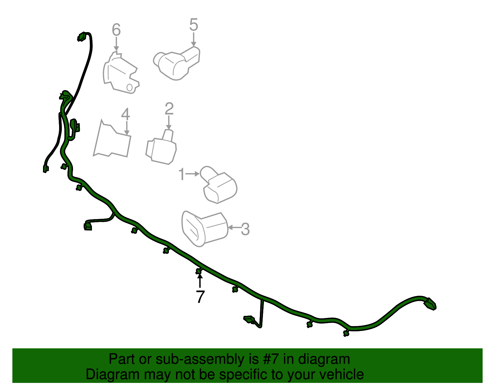 2013-2016 Ford C-Max Wire Harness FV6Z-15K867-A | OEM Parts Online