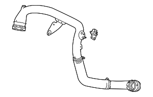 2011-2017 GM Intercooler Outlet Air Hose 23131218 | Shop Matick Buick GMC