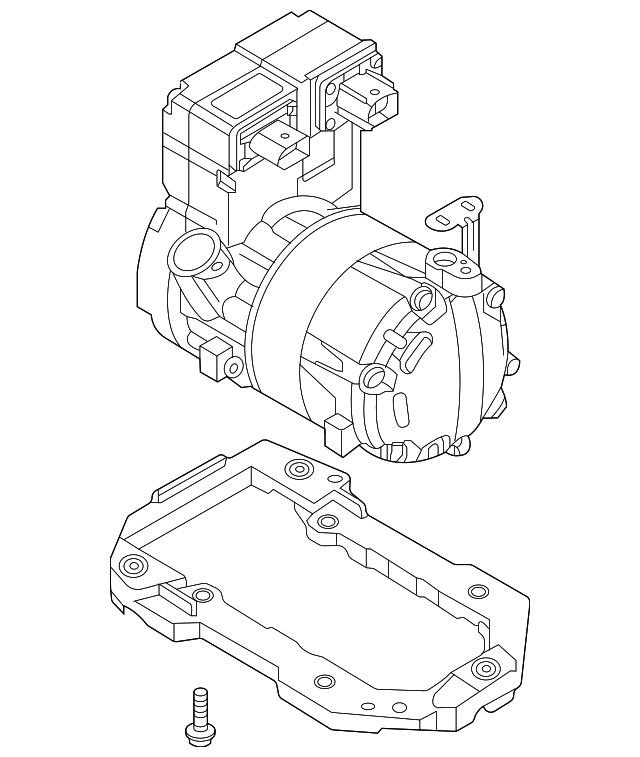 2021-2024 Volkswagen ID.4 Compressor Assembly 1EA-820-808-H | VW Direct ...