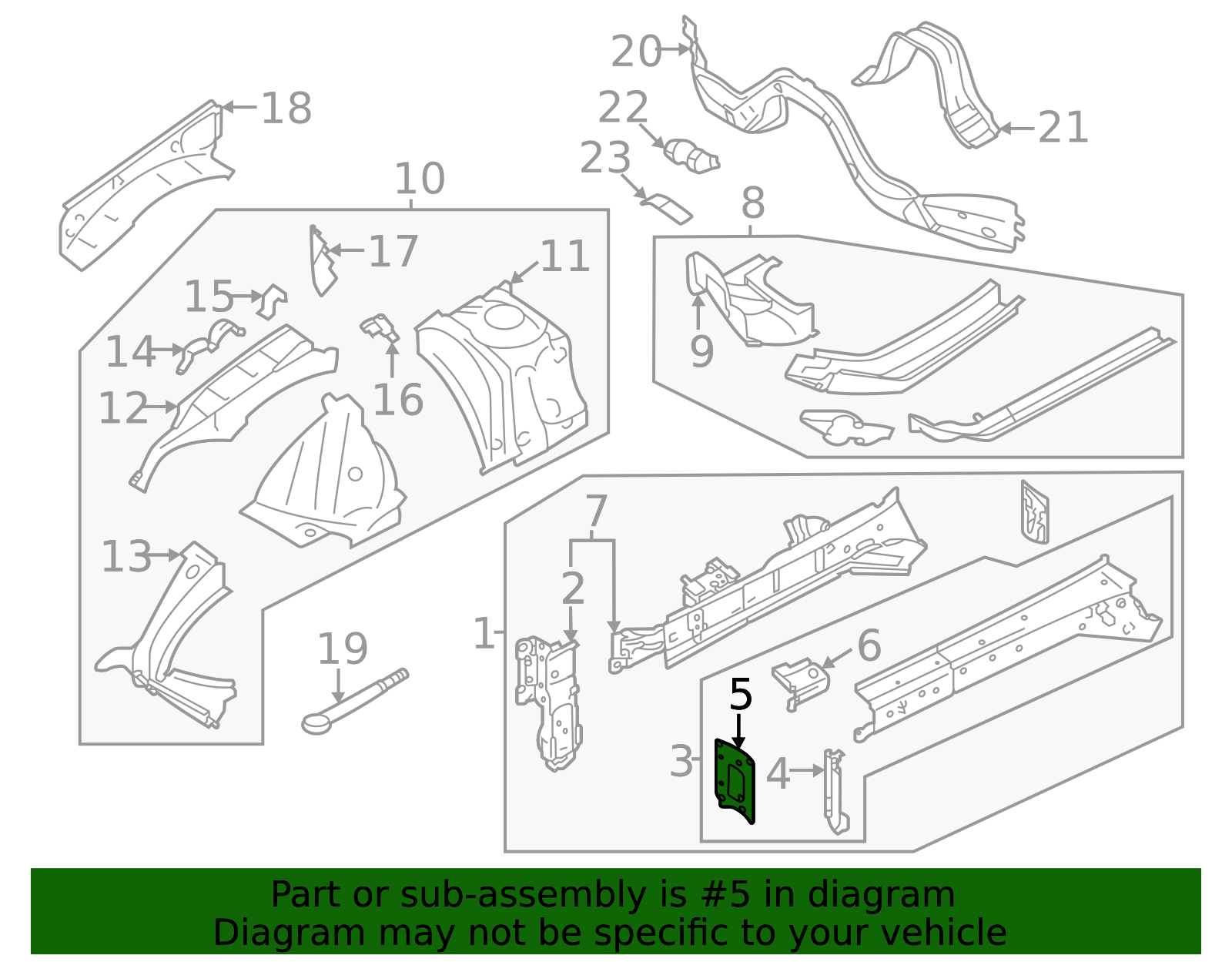 51629FL01A9P - Bumper Bracket - 2017-2025 Subaru | Select Subaru Parts