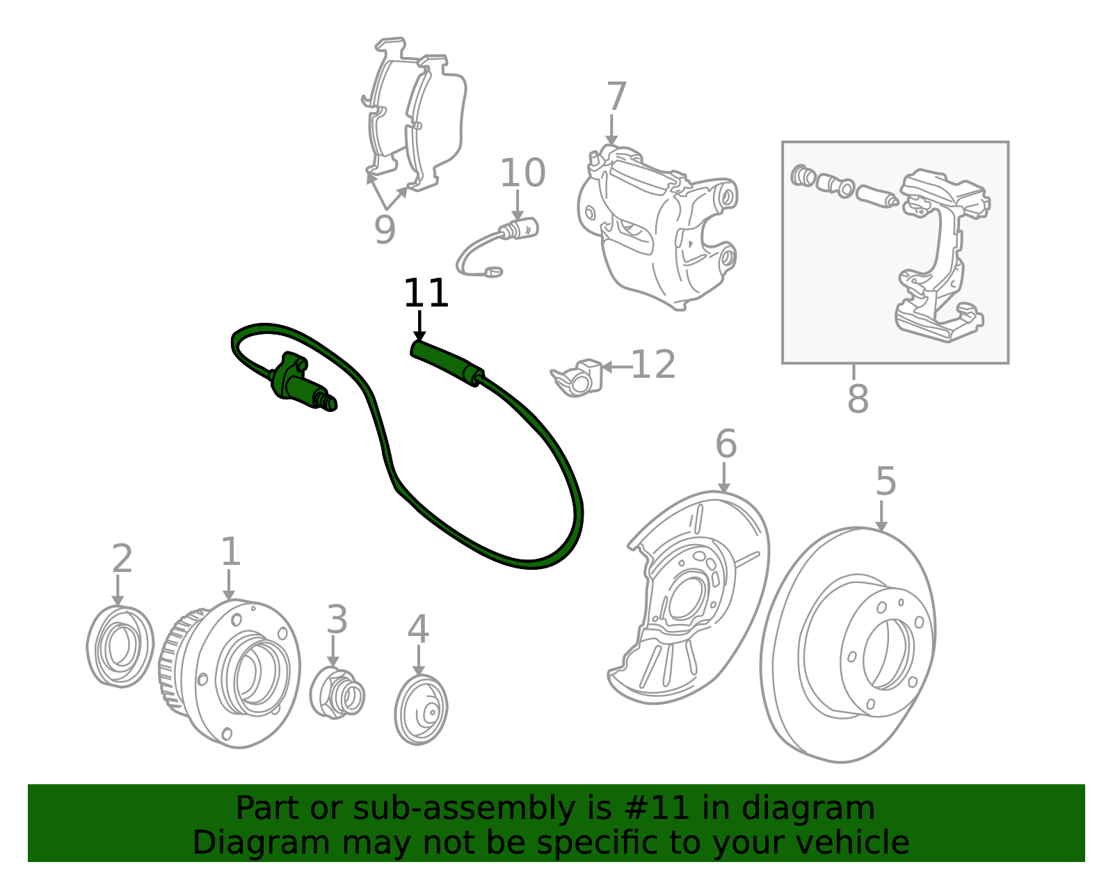 34526752689 - Speed Sensor (34-52-6-752-689) | BMW of South Atlanta Parts