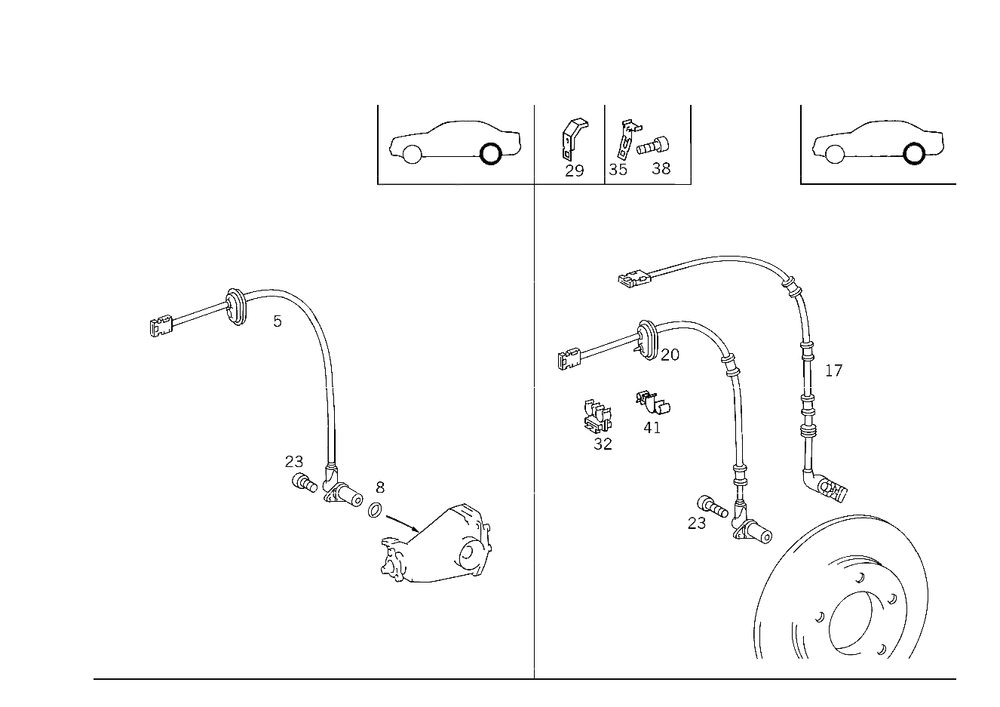 1994-2003 Mercedes-Benz Rotational Speed Sensor 202-540-12-17 | Benz ...