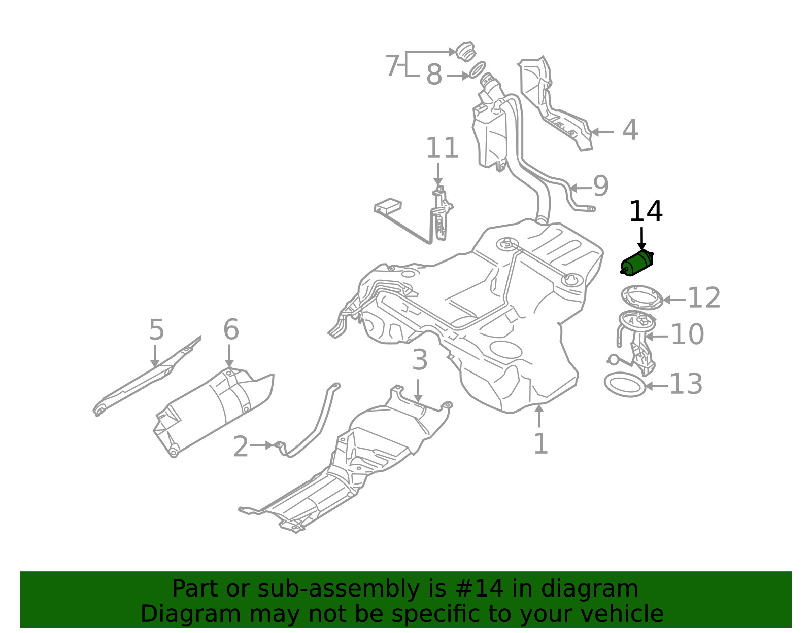 Fuel Filter 4F0-201-511-D | OEM Parts Online