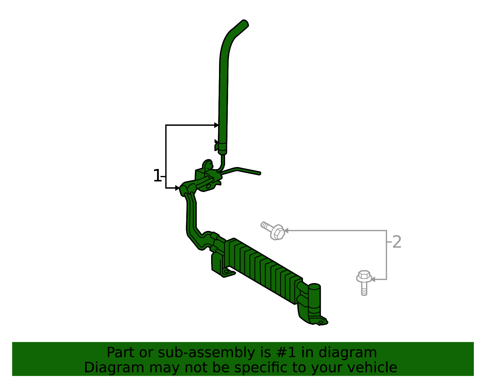 2008-2021 Lexus LX570 Power Steering Oil Cooler Tube Sub Assembly | My ...