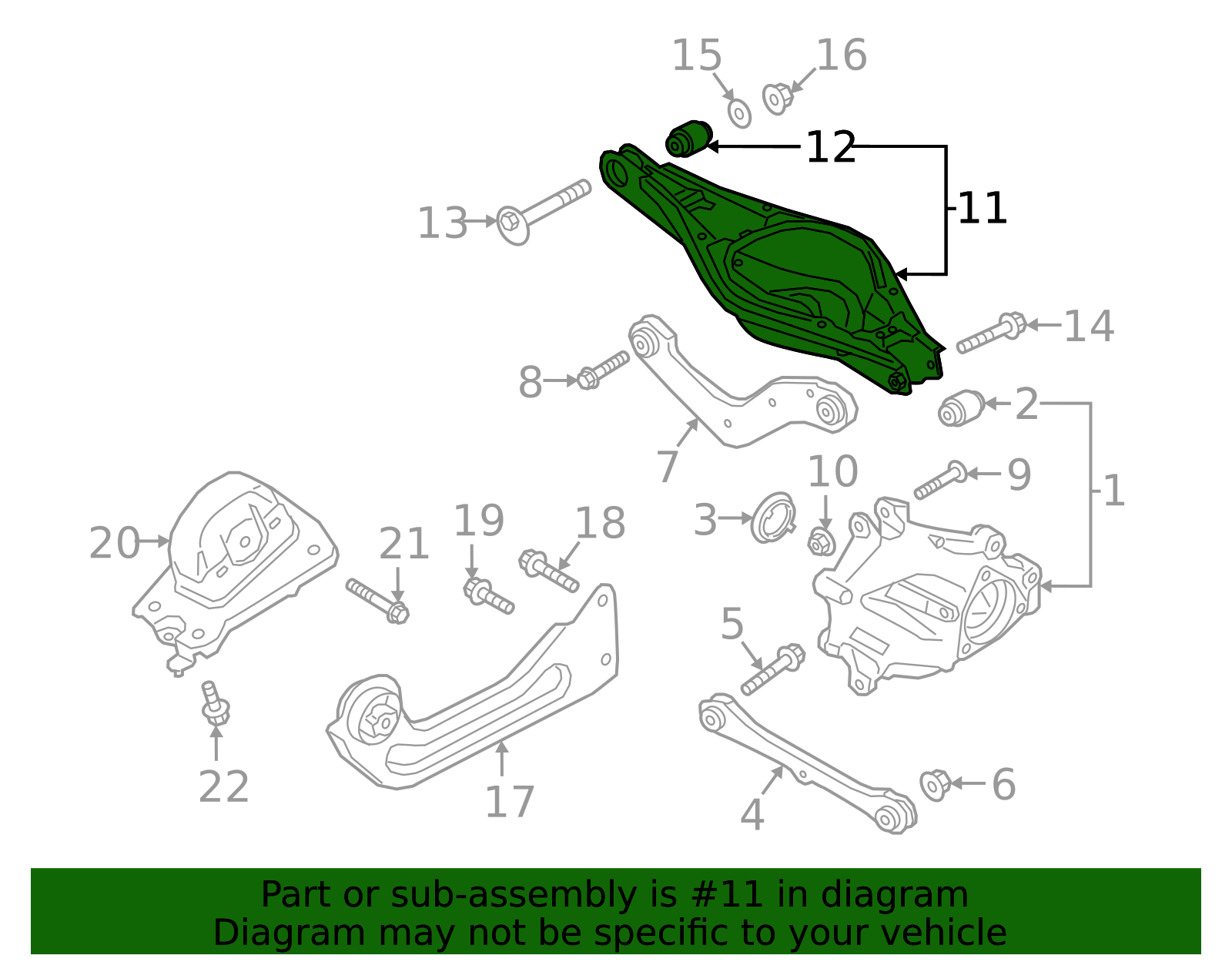2019-2025 Volvo Lower Control Arm - Driver's Side (LH) 32221199 ...