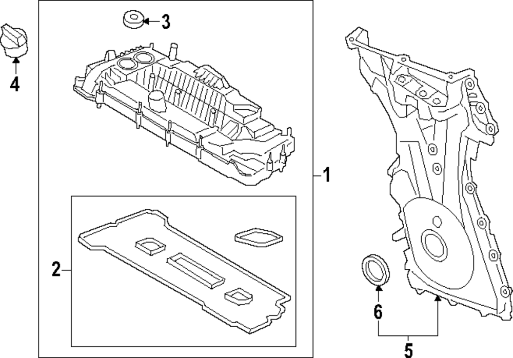 P2GZ-6584-A - Valve Cover Gasket 2023-2025 Ford | Ford Parts Direct