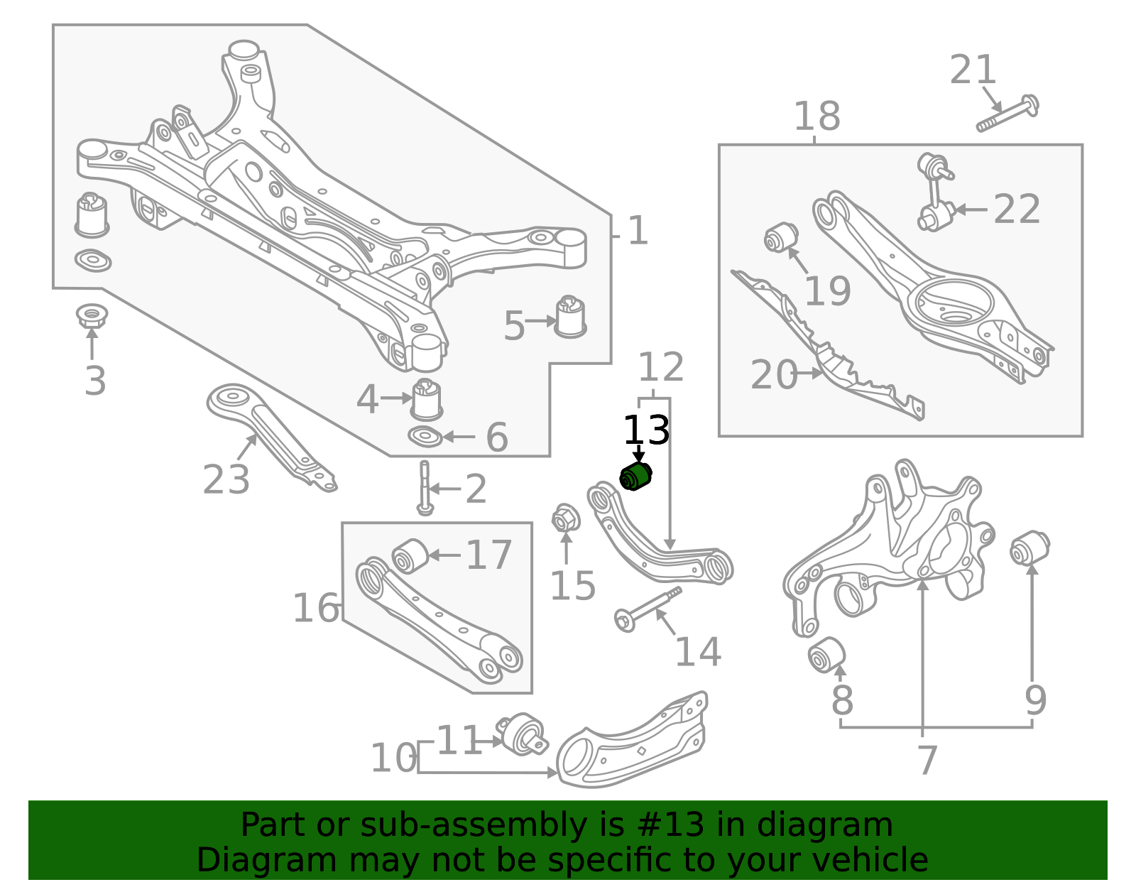 2020-2025 Hyundai Sonata Upper Control Arm Bushing 55138-L1000 | MotorMotor