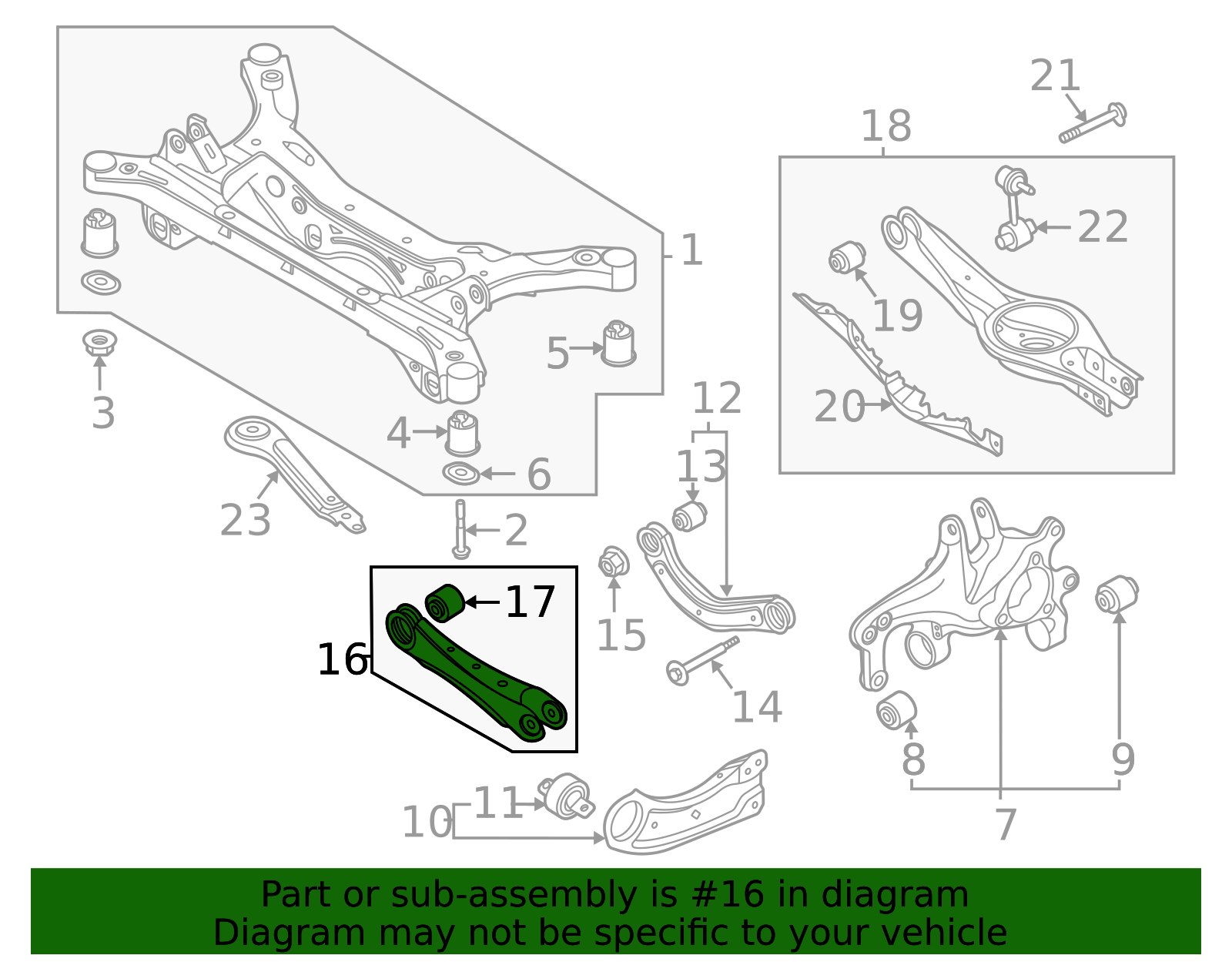 Hyundai - 55250-L1100 - Lateral Arm - 2020-2025 Hyundai Sonata | OEM ...