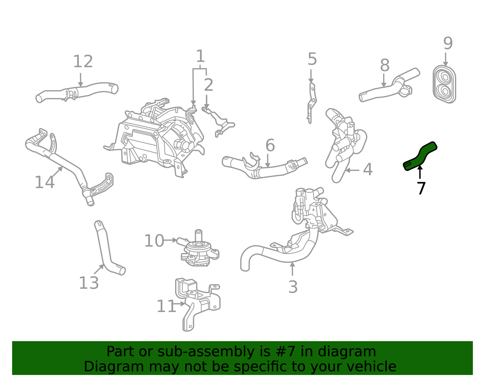 87245-62050 - Heater Hose 2016-2020 Toyota Mirai | Toyota San Diego Parts