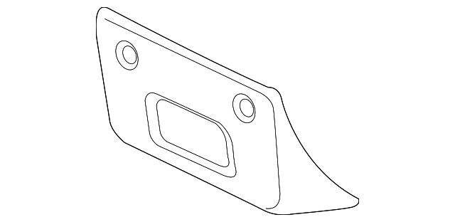 2021-2022 Chevrolet Colorado Front License Plate Bracket 84461476 ...