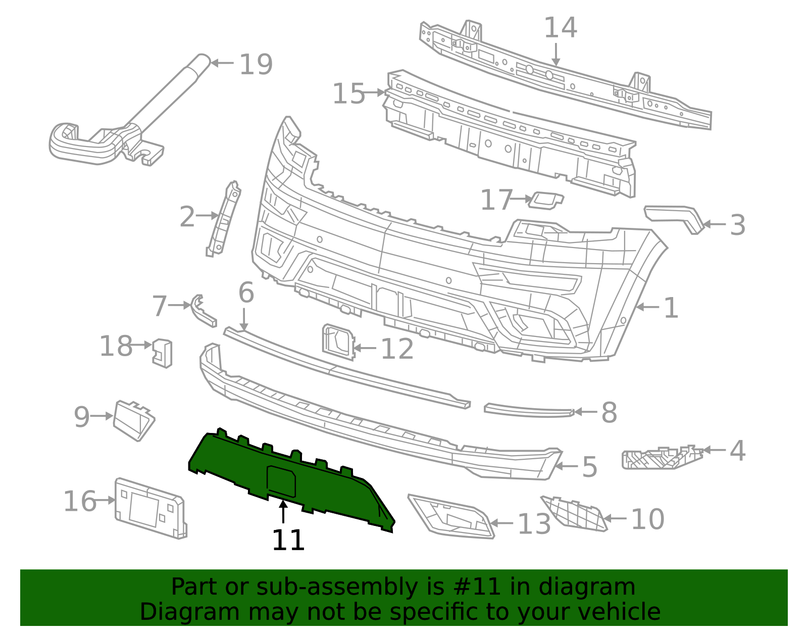 2017-2021 Jeep Grand Cherokee Grille 68258566AA | Mopar Parts Canada