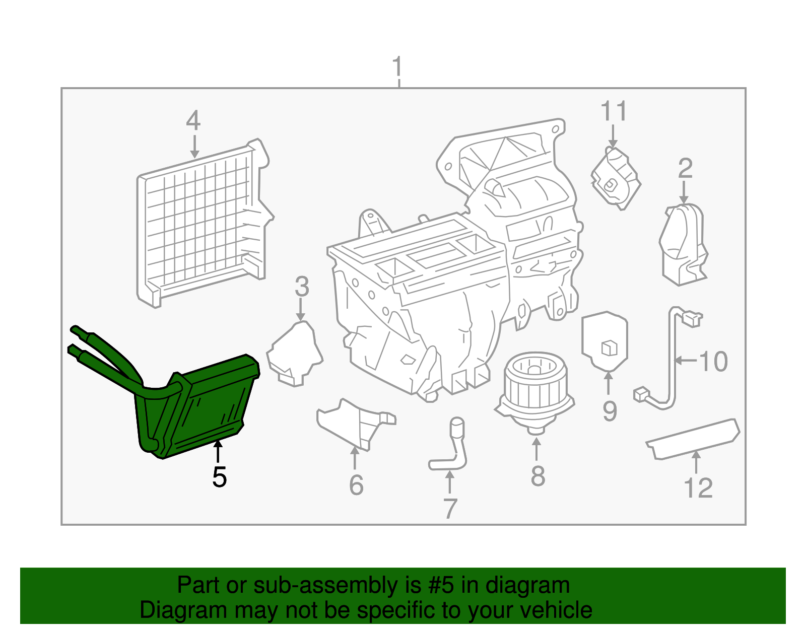 8710702200 - Toyota Heater Core 2004-2008 Toyota | Performance Auto Parts