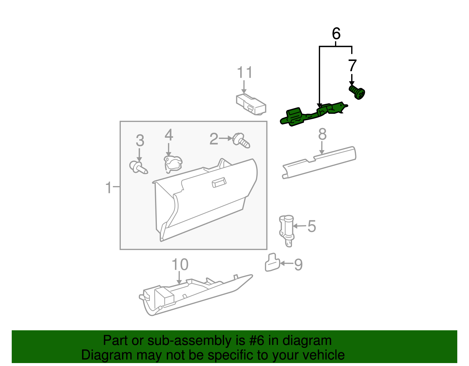 2007-2009 Toyota Prius 2007-2009 Toyota Prius - Lock 55560-47041-C0 ...