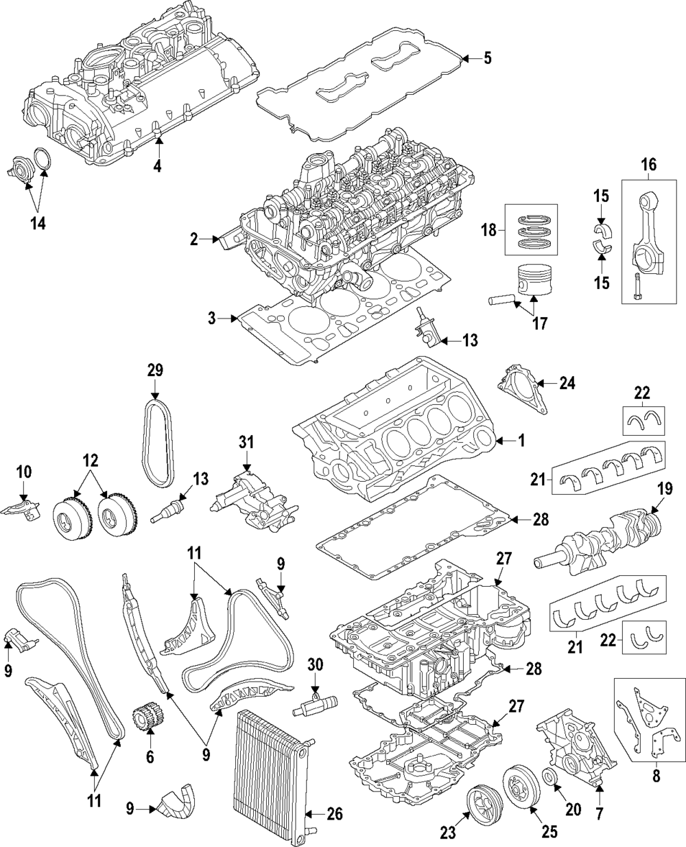 Genuine BMW 11-12-5-A5C-F73 | Cylinder Head | FREE Shipping on Most ...