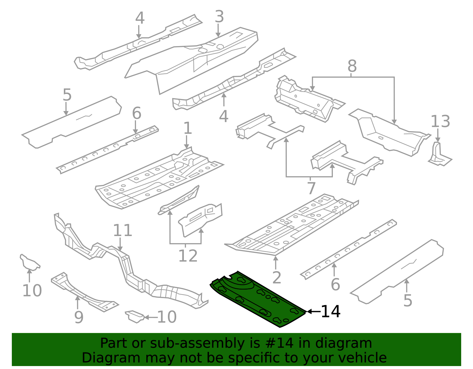 2011-2018 Volkswagen Jetta Under-Body Shield 5C6-825-202 | OEM Parts Online