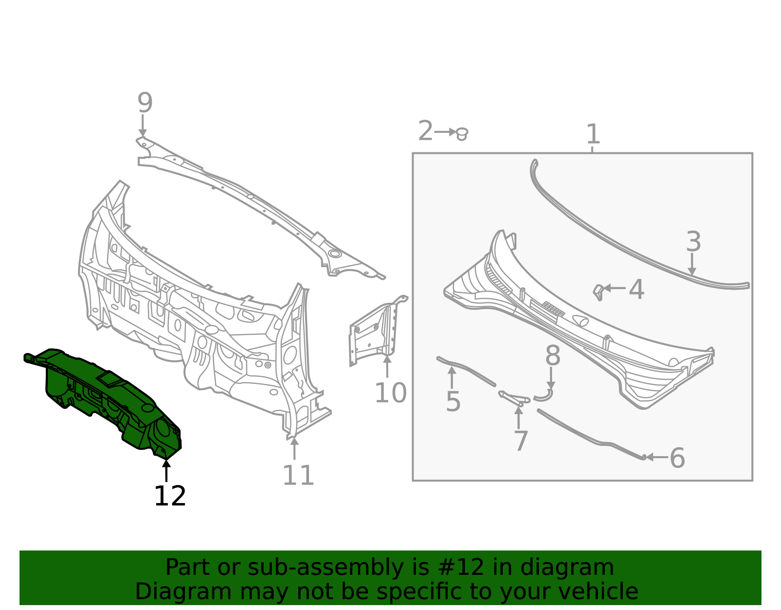 84124-K0030 - Engine Compartment Insulation 2020-2022 Kia Soul | Kia ...