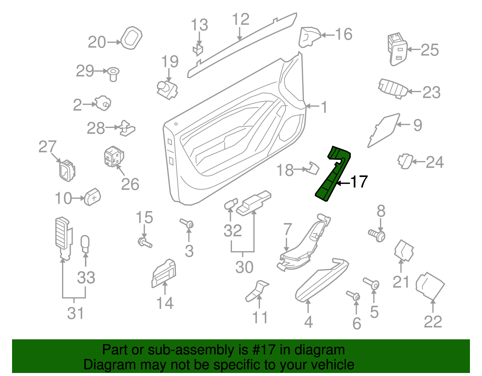 8T1-959-527-A-7PE - 2008-2017 Audi - Switch Panel | European OEM Parts Direct