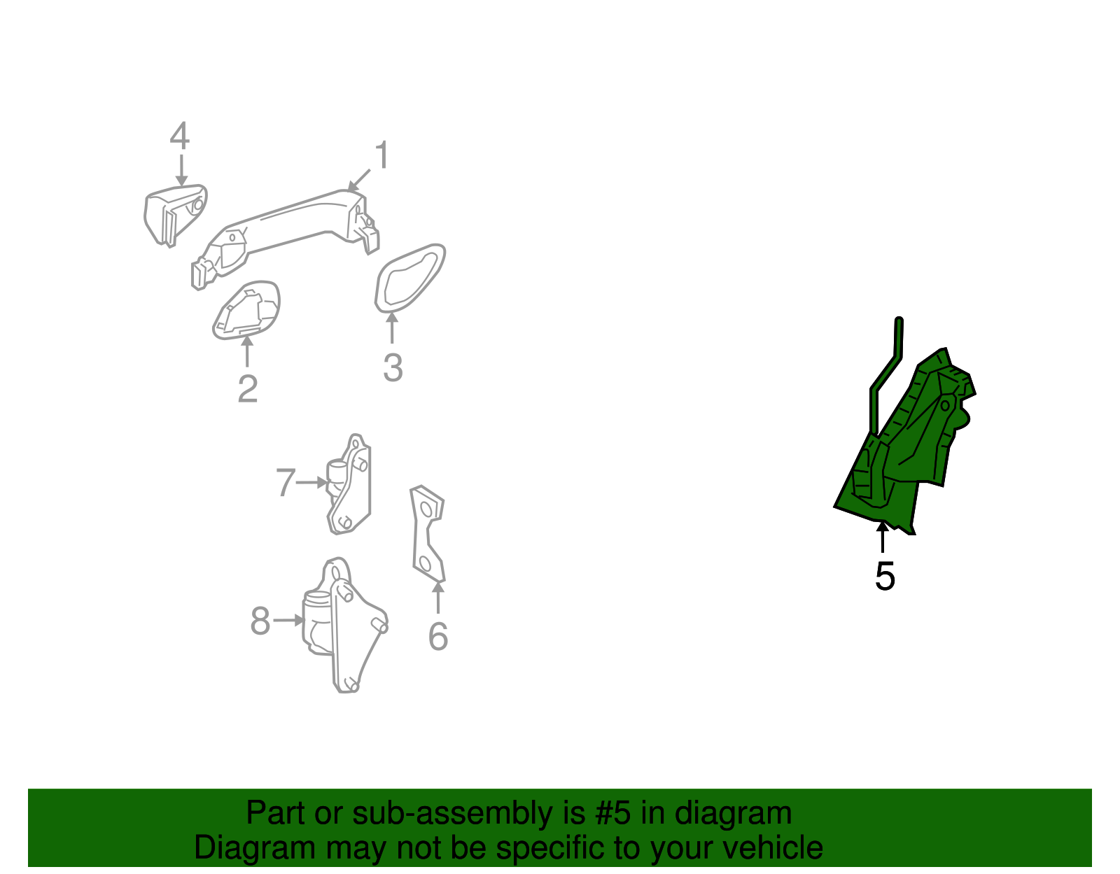164-730-12-35 - Door Lock Actuator Motor 2006-2009 Mercedes-Benz ...