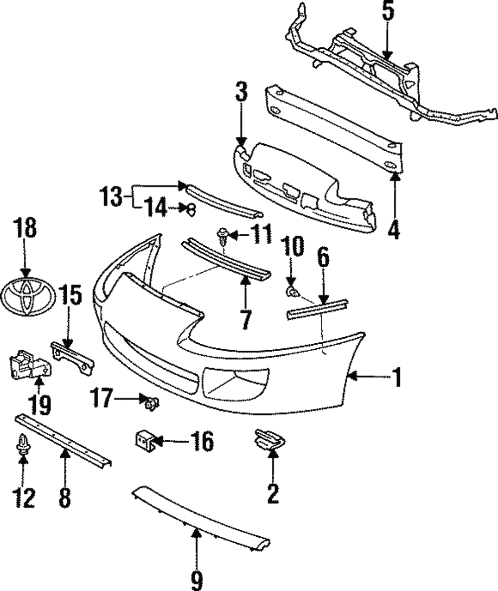 52029-14030 - 1993-1998 Toyota Supra - Reinforcement | Nucar Toyota Parts