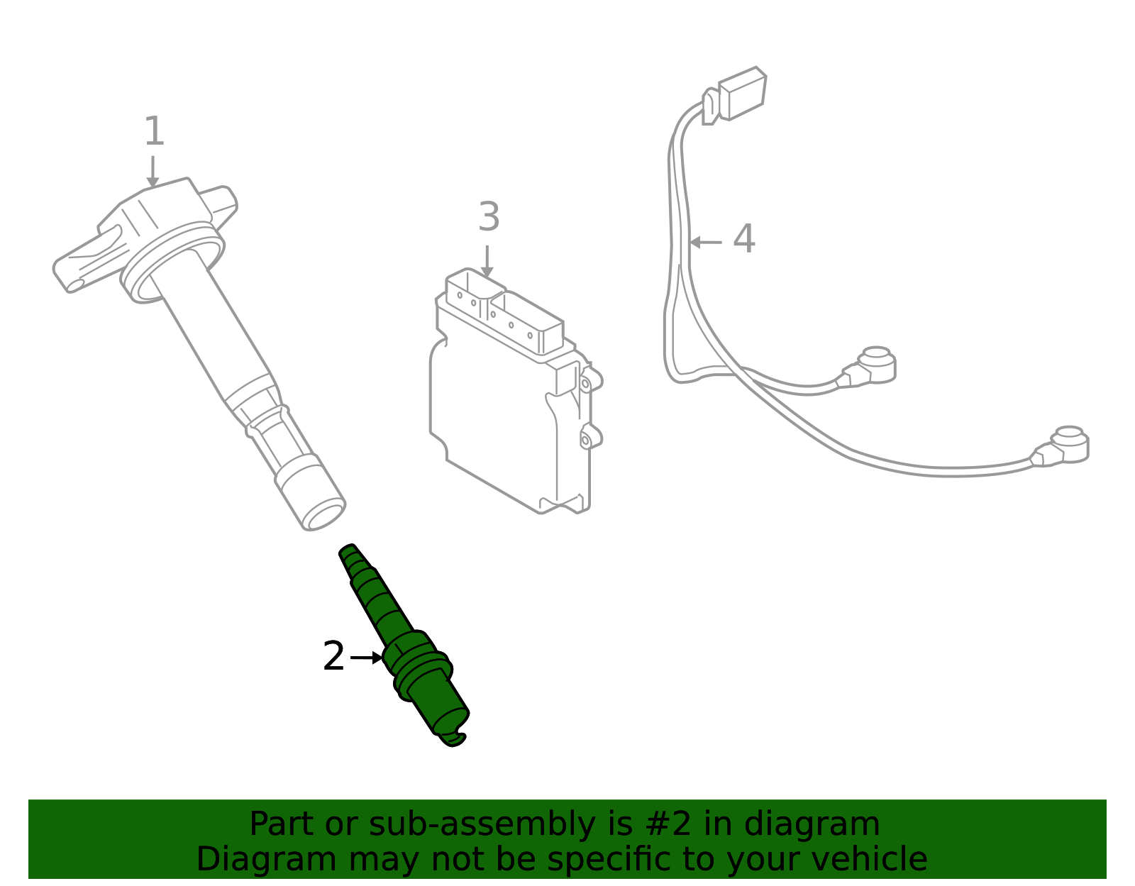 Genuine Spark Plug for 2005-2009 Land Rover | Land Rover Part# LR005253 ...