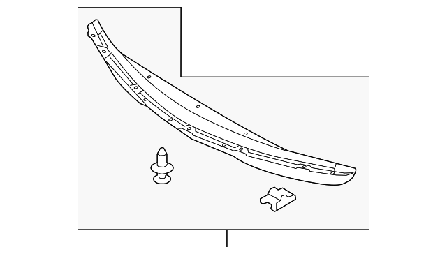 2010-2018 Lincoln MKT | Air Deflector | AE9Z-8327-C | Walls' Ford Parts
