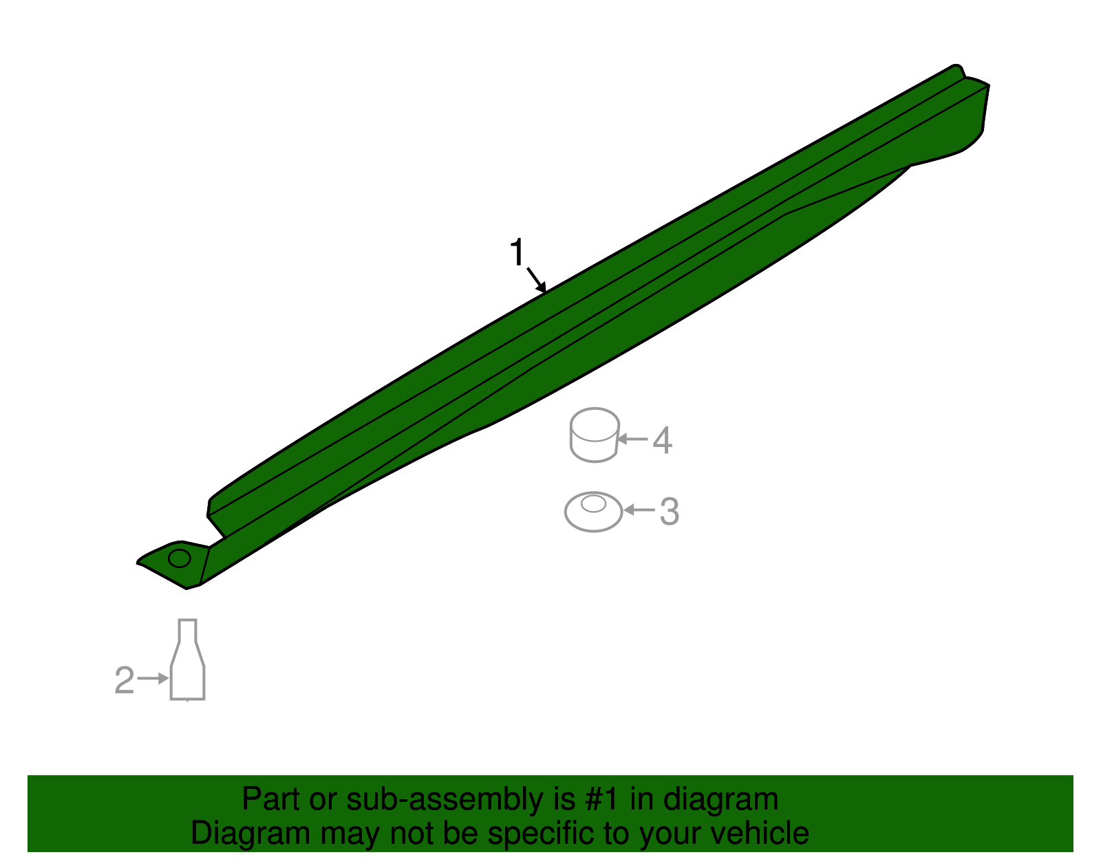 2017-2019 Infiniti QX30 Rocker Molding 76850-5DA2B | OEM Parts Online