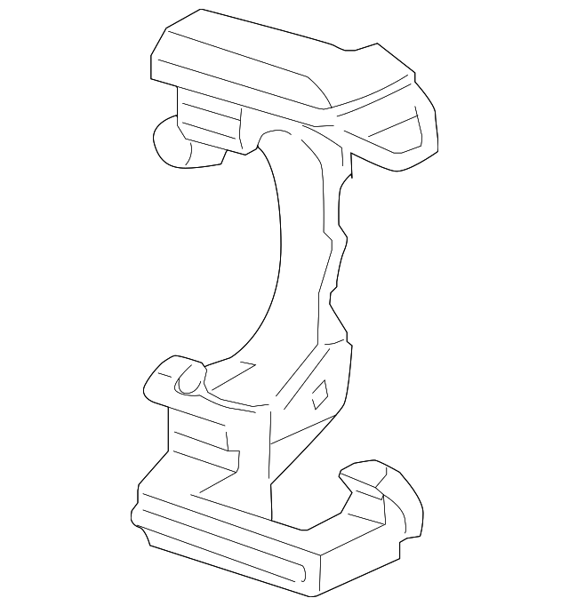 Genuine BMW 34-11-6-850-972 | Caliper Support | FREE Shipping on Most ...