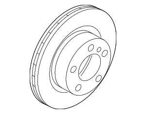 34-11-6-792-221 - Disc Brake Rotor Front 2012-2019 BMW | BMW Parts ...