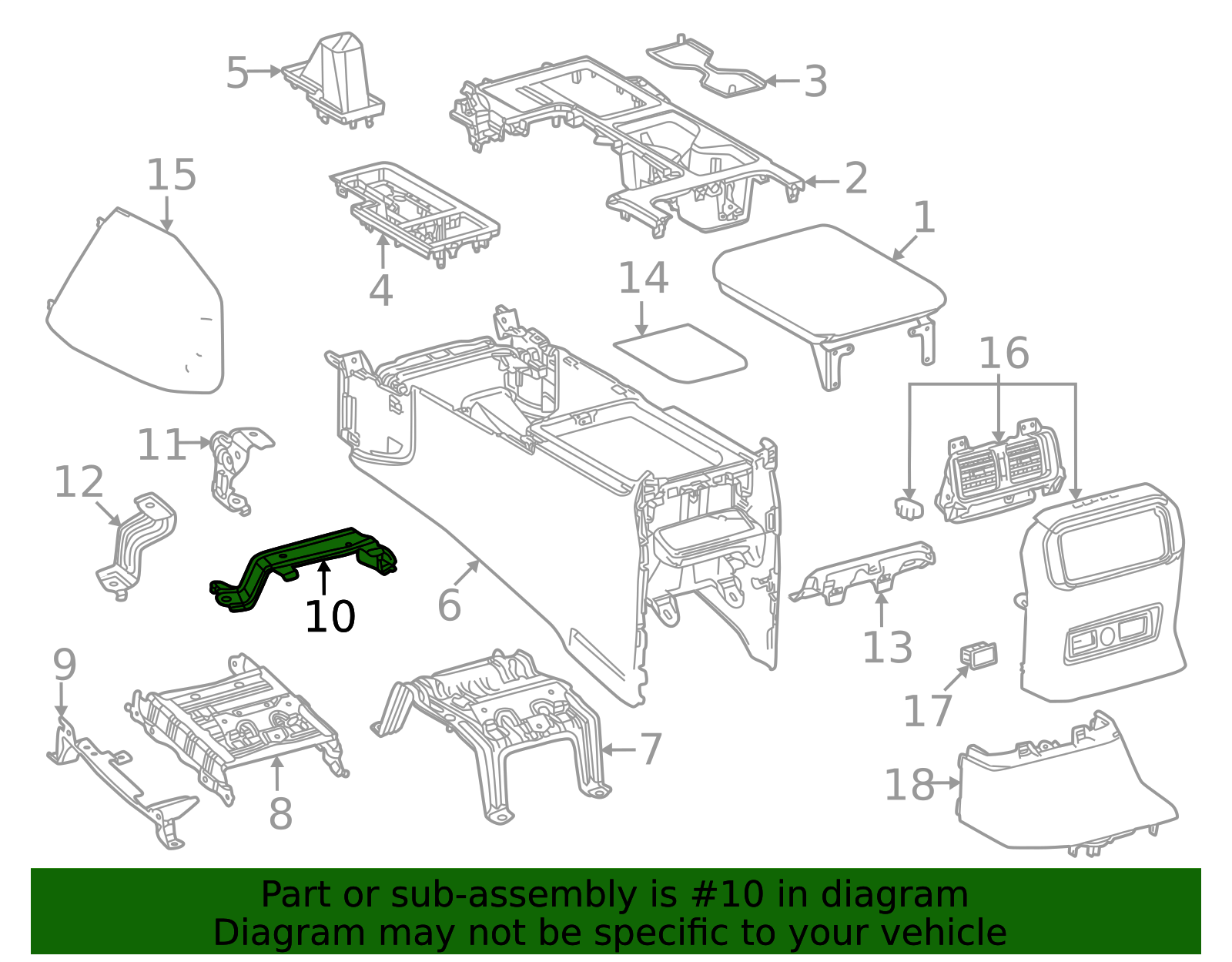 2024-2025 Toyota Land Cruiser Bracket 58995-60120 | Toyota Parts Center