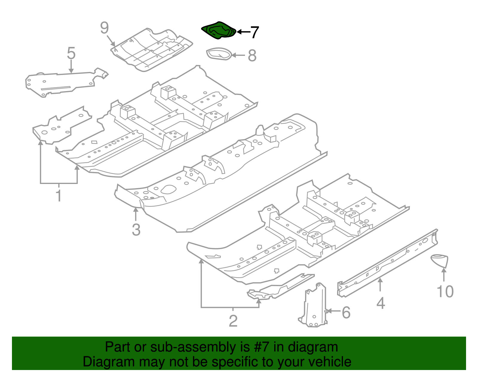 2017-2023 Nissan Inspection Cover G4848-6MAMA | Bill Kay Nissan Parts