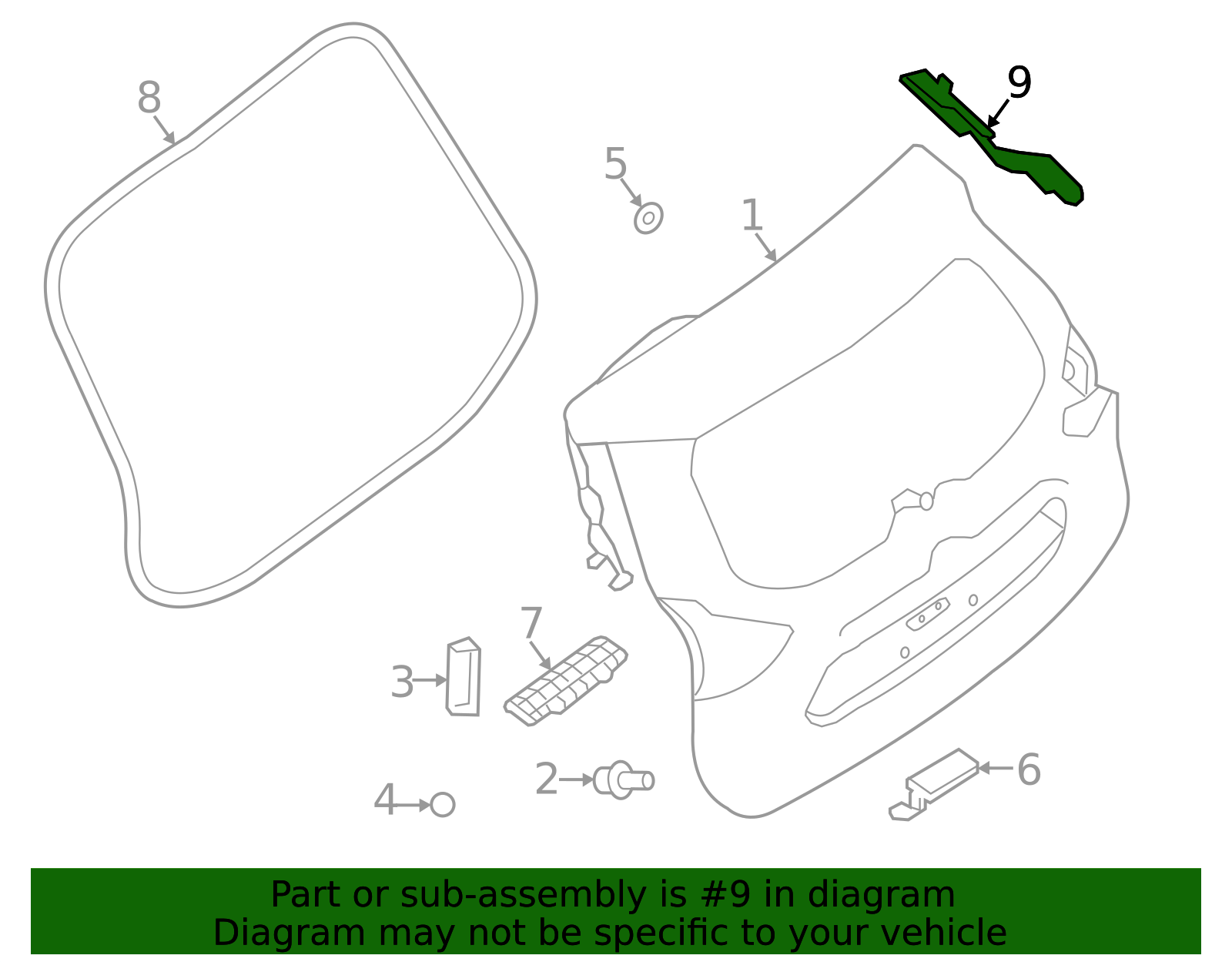 90400-4BA0A - Hinge 2014-2020 Nissan Rogue | Official Nissan Parts Store