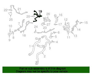 2018-2020 Audi Q5 By-Pass Pipe 80A-121-081-DH | OEM Parts Online