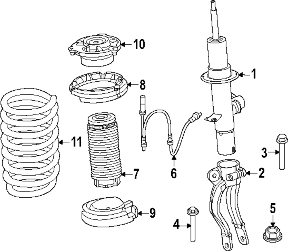 Genuine BMW 37-10-5-A16-167 | Strut Assembly | FREE Shipping on Most ...