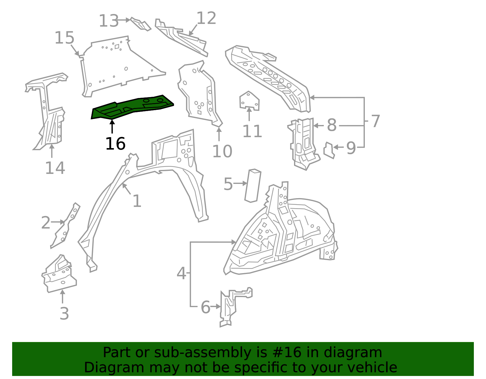 Genuine Official Toyota Reinforced Plate part# 61708-0R030 for 2019 ...