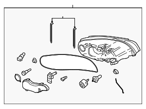 31420139 - Headlamp Assembly - 2015-2016 Volvo | Volvo OEM Parts Direct