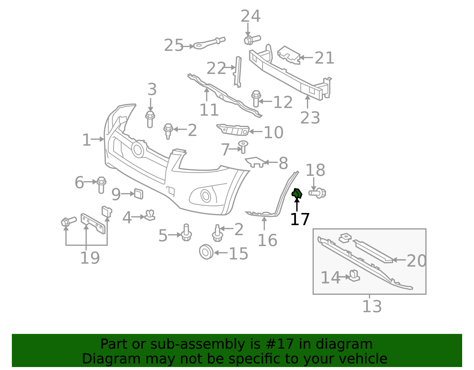 52115-0R010 - Extension Retainer 2009-2012 Toyota RAV4 | Longo Toyota Parts