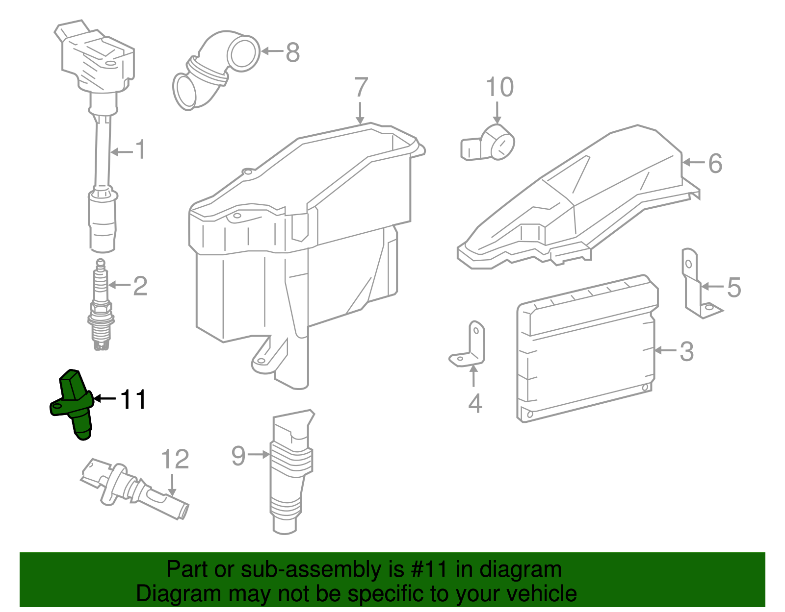 2015-2024 Lexus Camshaft Position Sensor 90919-05073 | OEM Parts Online