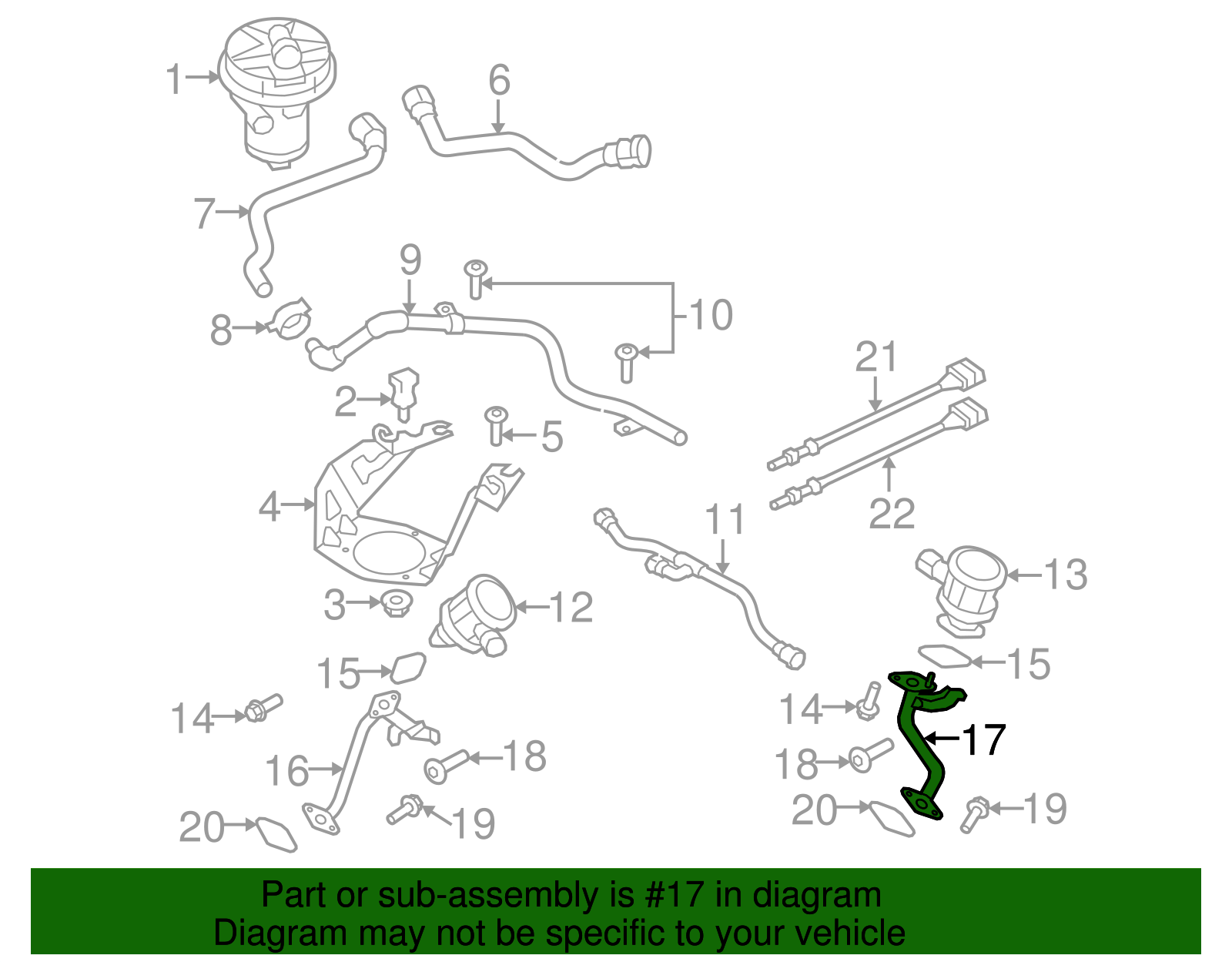 079-131-165-A - Adapter 2008-2012 Audi S5 | Audi OEM Parts Guy