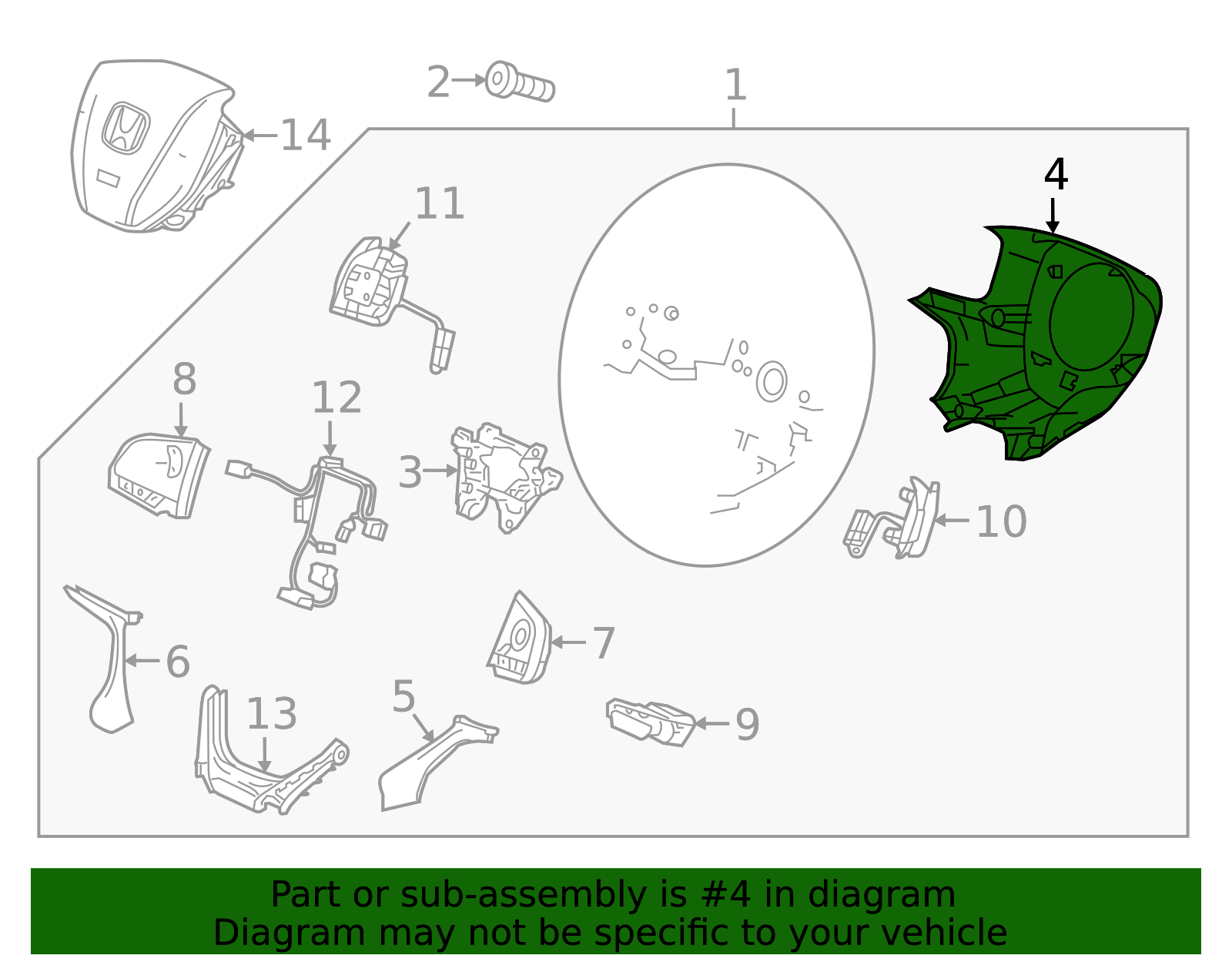 78518-TG8-A01ZA - 2019-2020 Honda Pilot - Cover Body *NH900L* (Deep ...