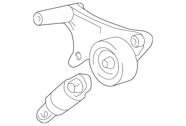 2001-2010 Toyota Accessory Drive Belt Tensioner 16620-28090 | OEM Parts ...