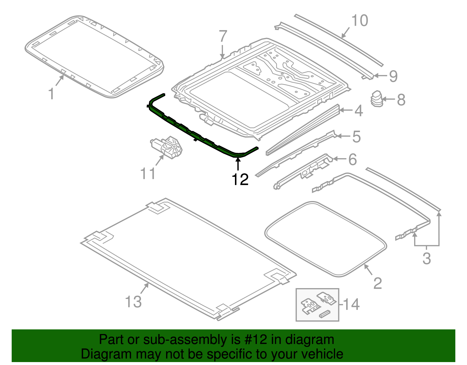 54107408257 - 2017-2023 BMW Air Deflector (54-10-7-408-257) | BMW of ...