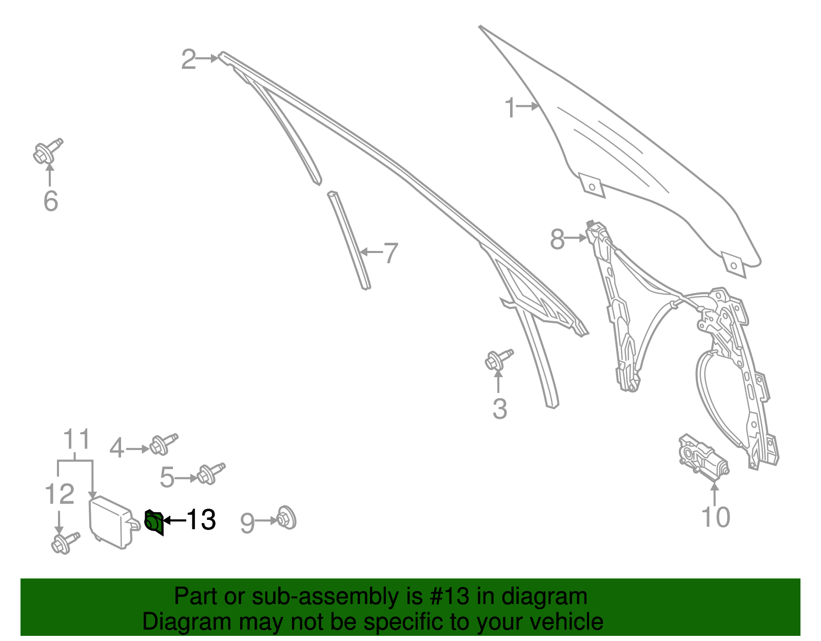 Genuine OEM Ford Part - Rear Dr Speaker Retainer Clip W713617-S439 ...