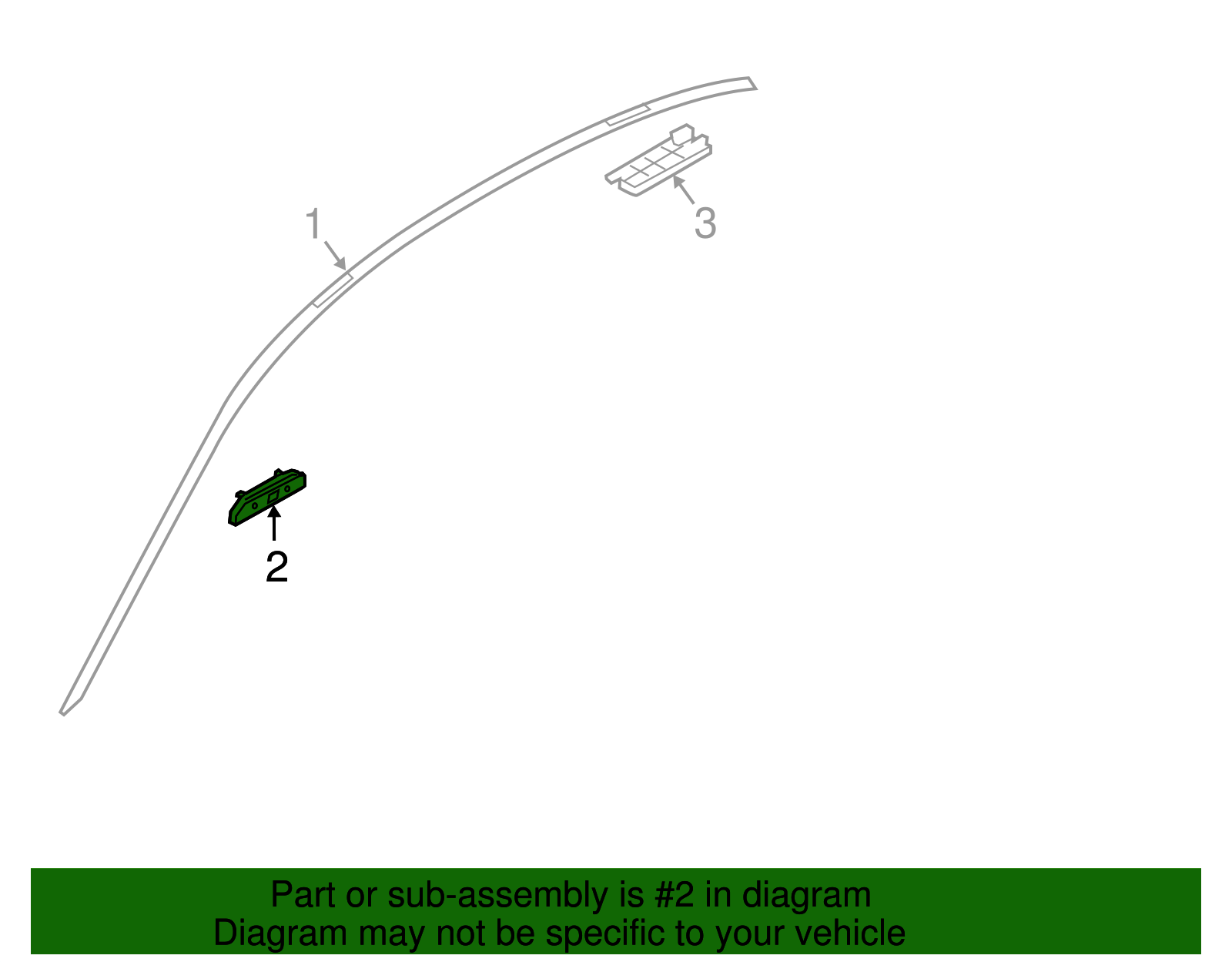 51137357283 - 2016-2023 BMW Roof Molding Clip (51-13-7-357-283) | BMW ...