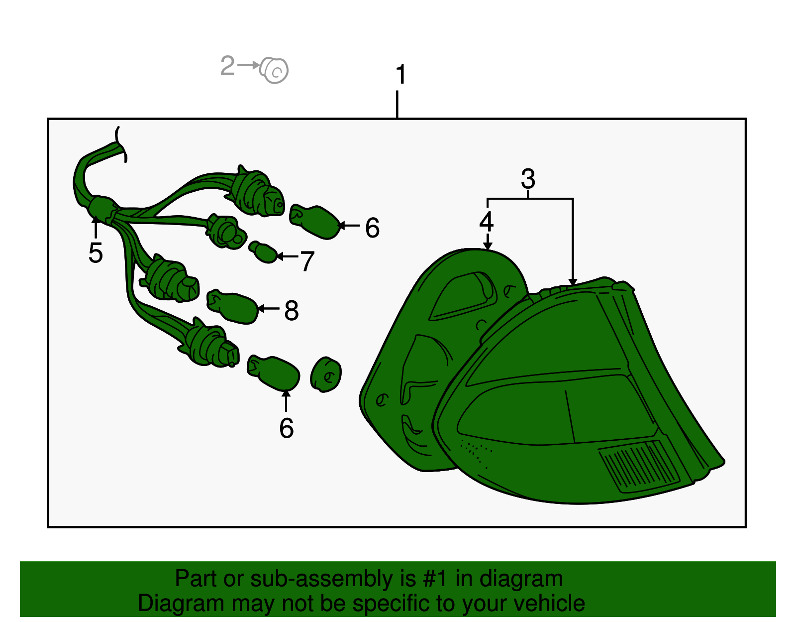 Toyota Tail Lamp Assembly Part# 8156047030 | Toyota of Colorado Springs