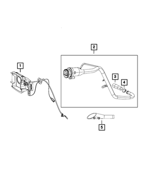 68438414AA - Fuel Filler Housing 2011-2019 Dodge Charger | The Official ...
