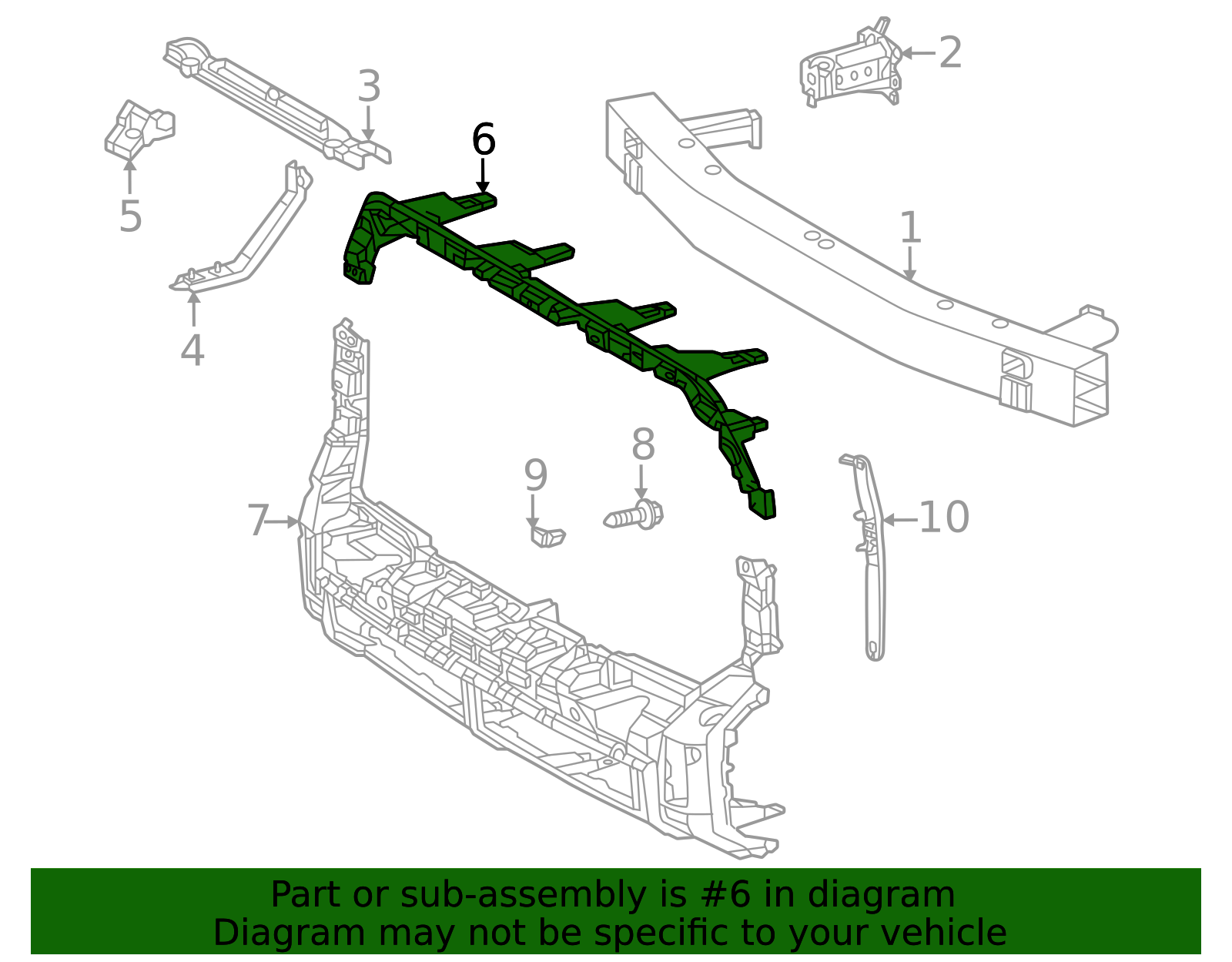2022-2025 Toyota 2022-2024 Toyota - Upper Support 53113-0C060 | Sparks ...