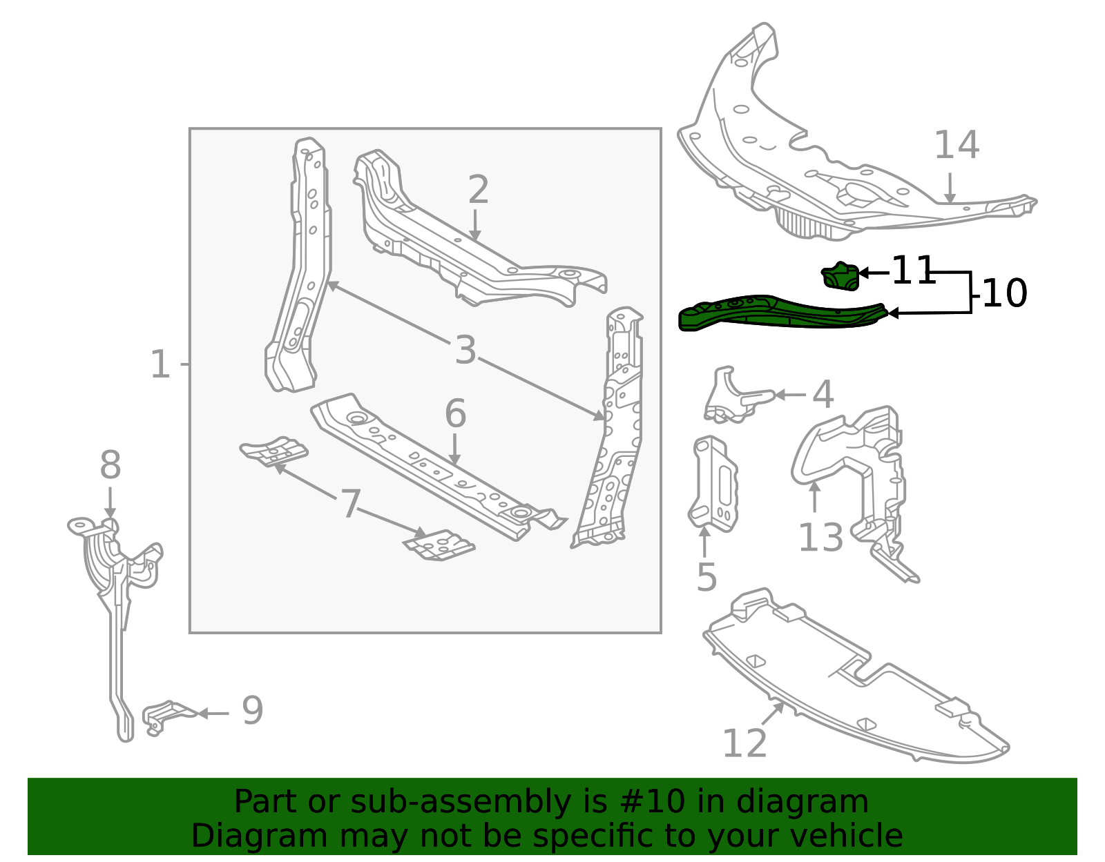 Genuine Official Toyota Upper Support part# 53202-62010 for 2016-2020 ...