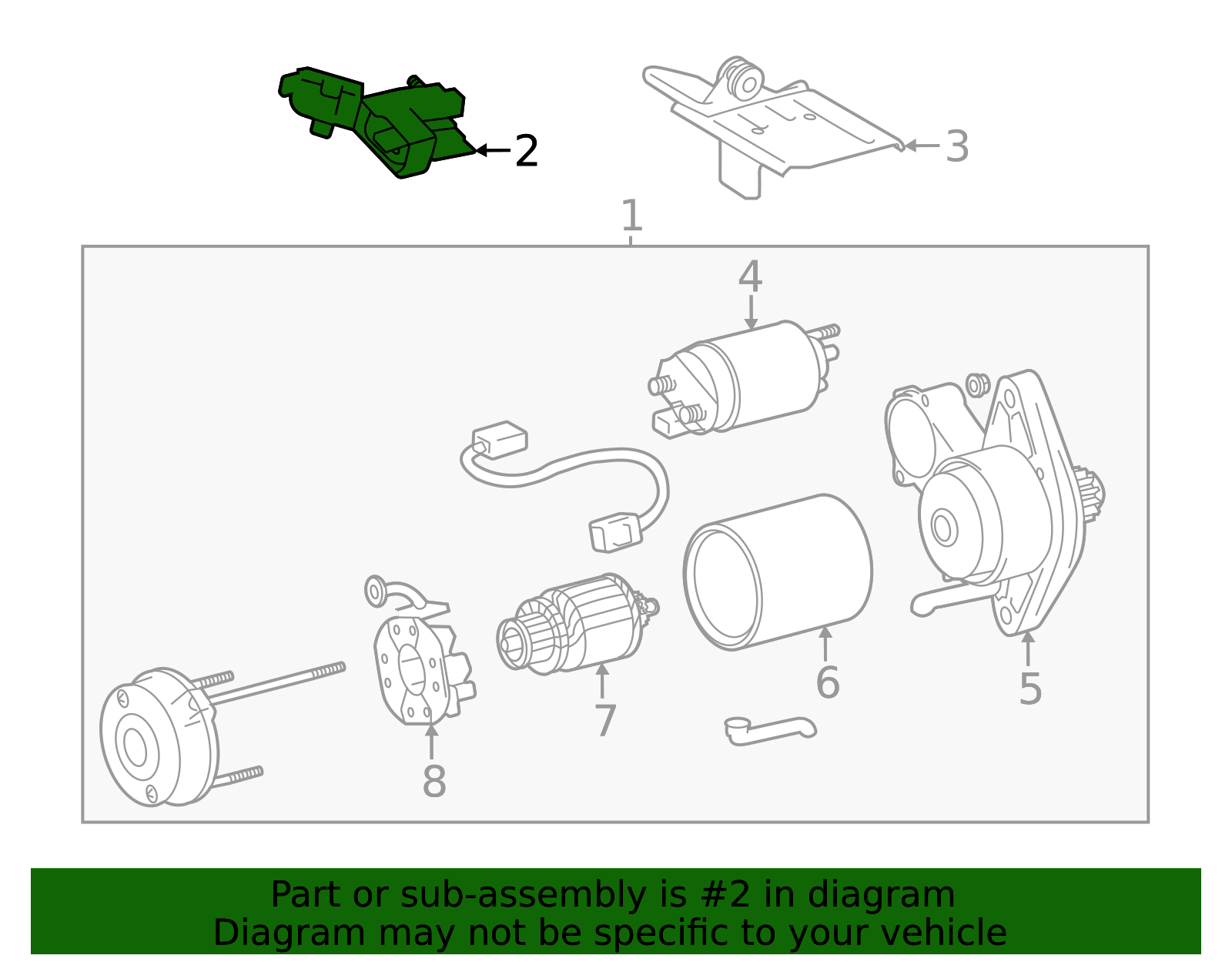 2022-2026 Toyota Starter Connector 28181-70011 | Toyota Parts Center