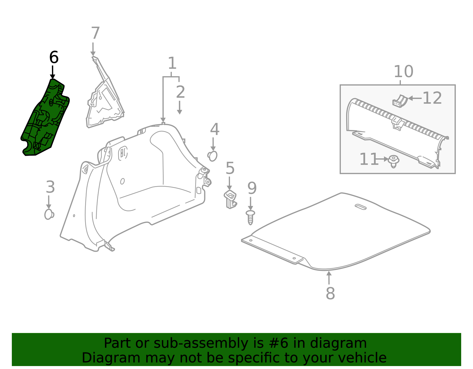 2018-2022 Honda Accord | Front Insulator | 74641-TVA-A00 | Honda OEM ...